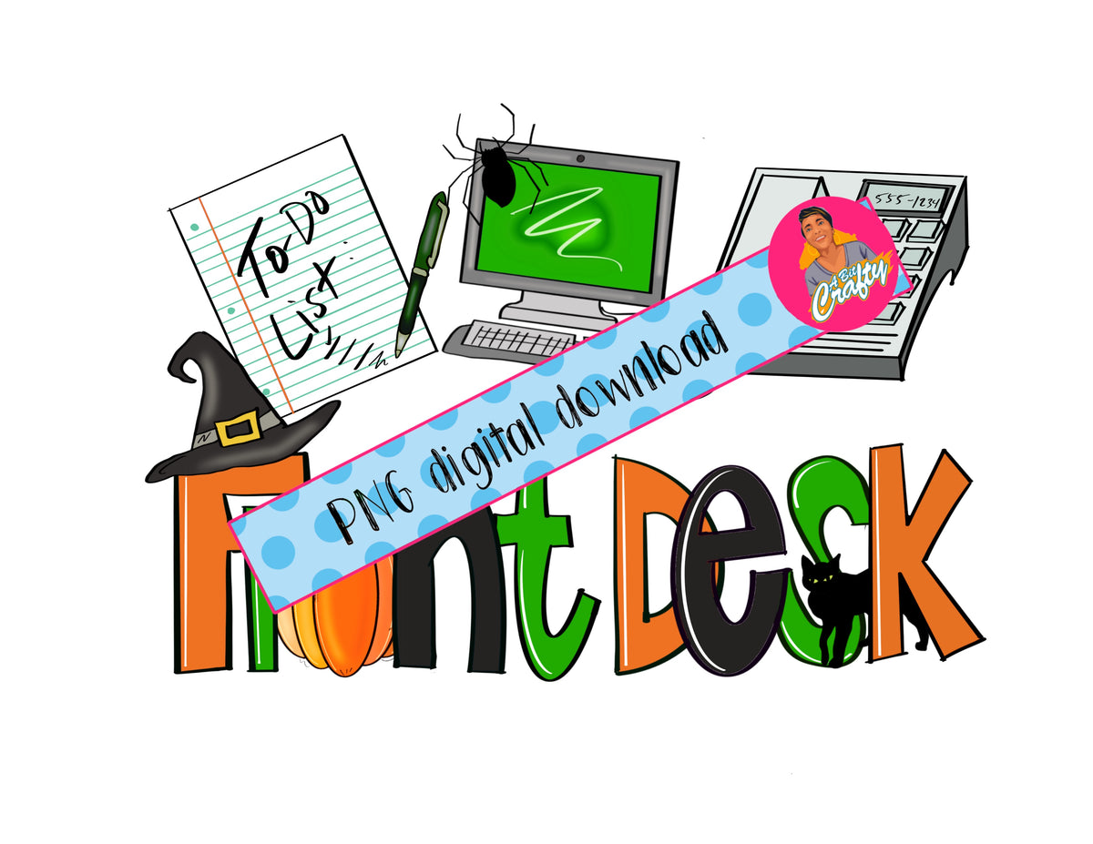 Halloween/Pumpkin/Front Desk/School Secretary/Office Secretary/Recepti